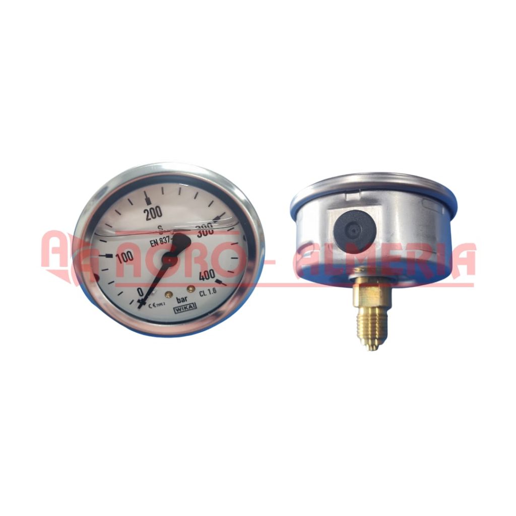 MANOMETRO POSTERIOR GLICERINA Ø63 - Agroalmería